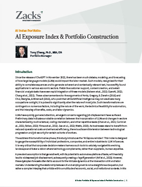 AI Exposure Index & Portfolio Construction